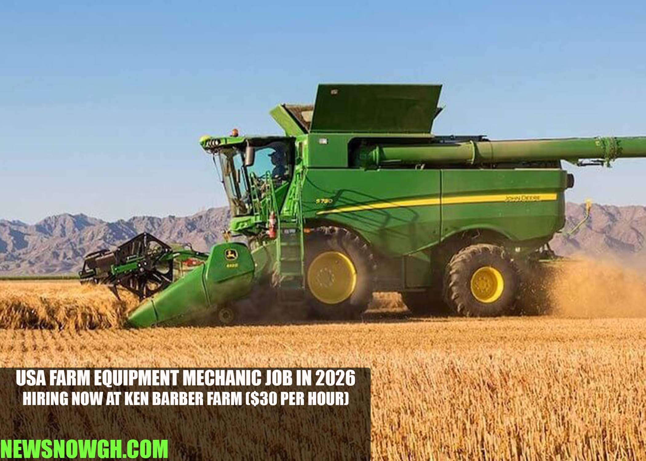 USA Farm Equipment Mechanic Job in 2026: Hiring Now At Ken Barber Farm ...
