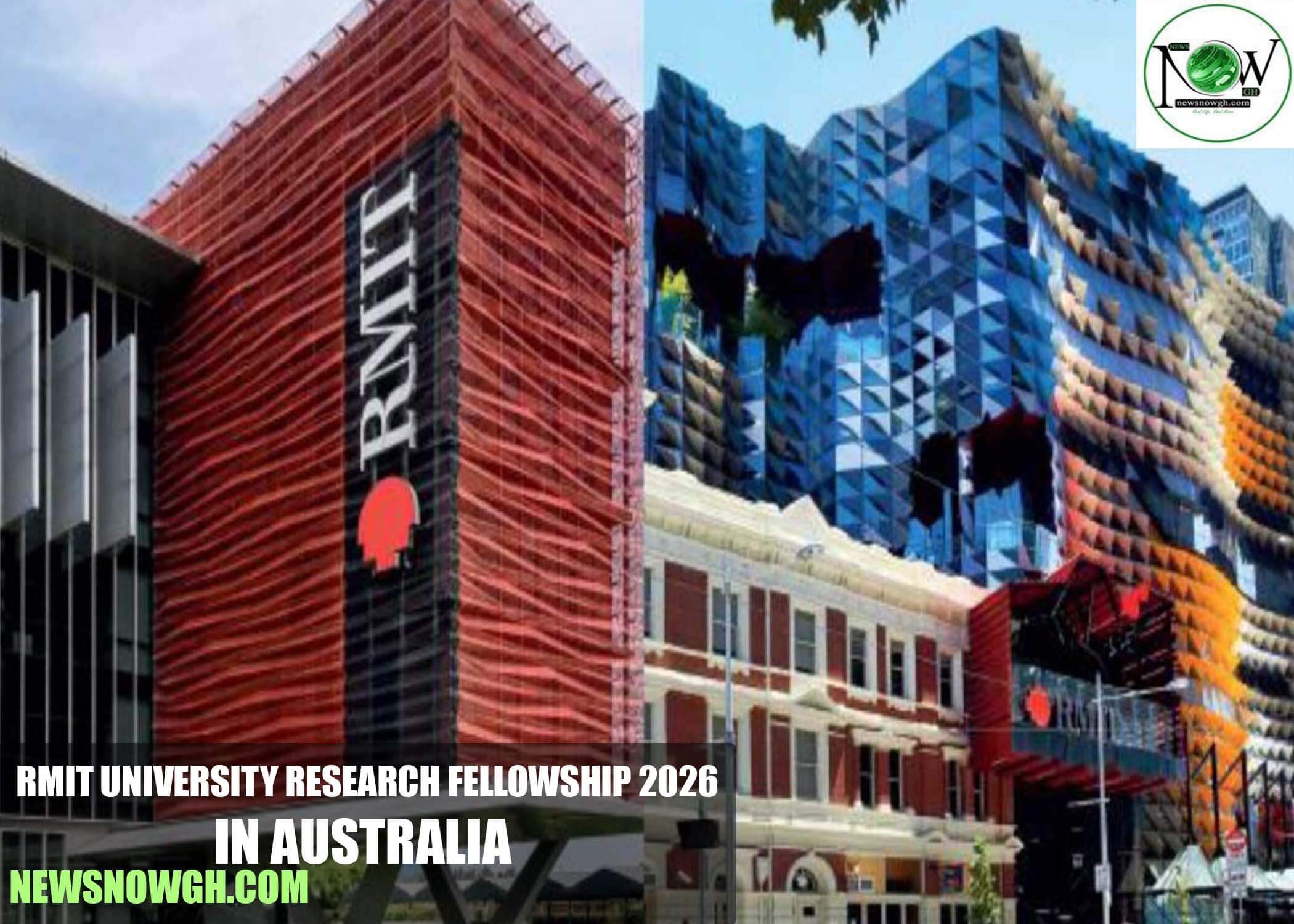 RMIT University Research Fellowship 2026 in Australia